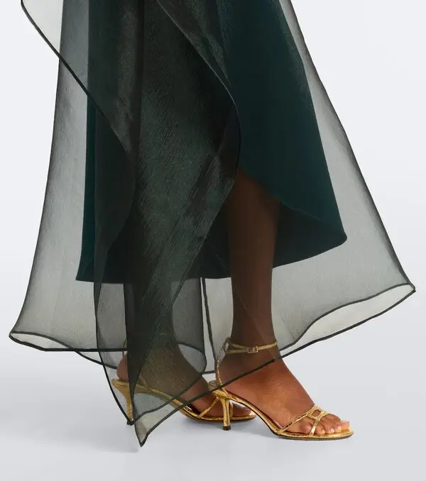 TALLER MARMO Betsy Organza Maxi Dress