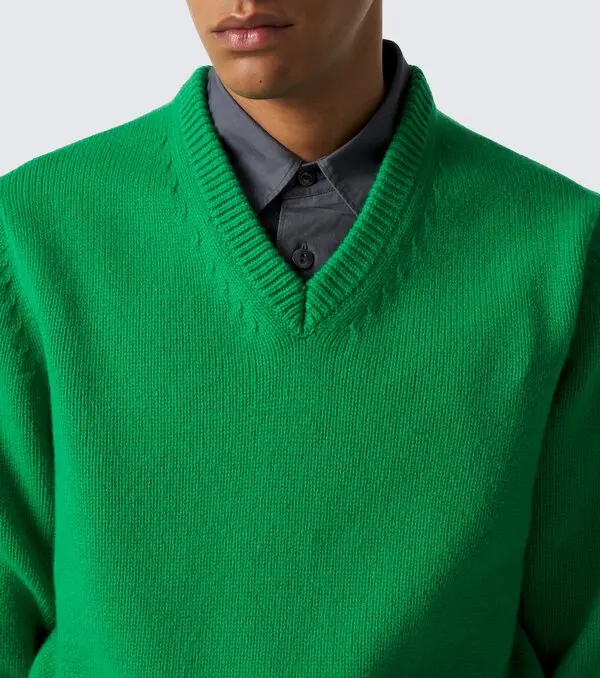 Studio Nicholson Miska Wool Sweater - Green