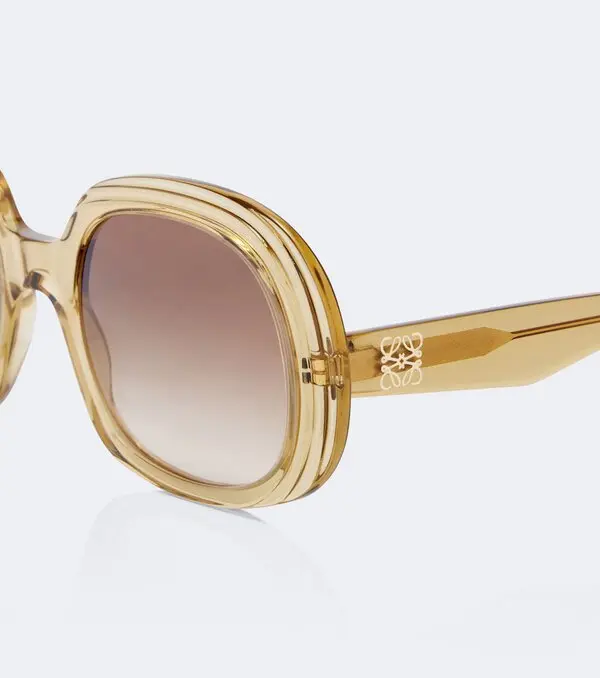 Loewe Mini Anagram Steps Round Sunglasses