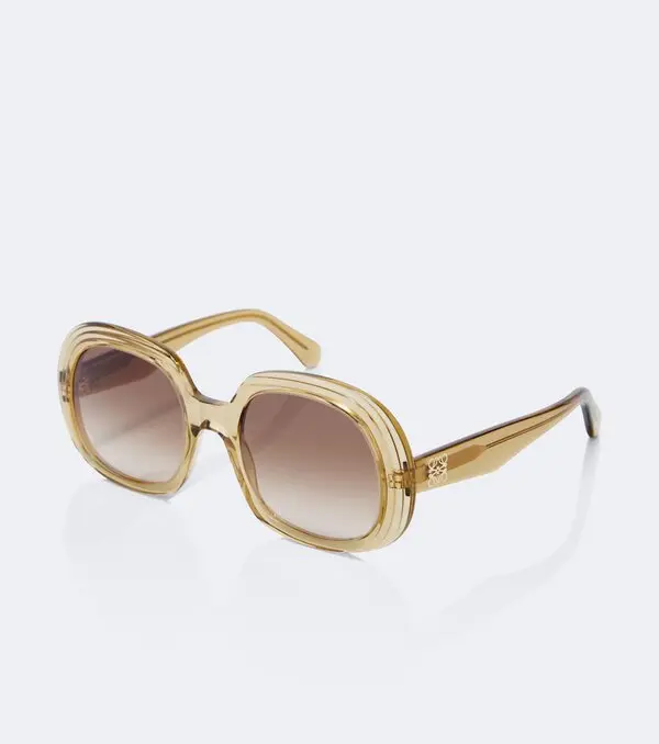 Loewe Mini Anagram Steps Round Sunglasses