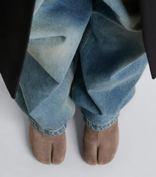 MAISON MARGIELA Tabi Suede Ankle Boots