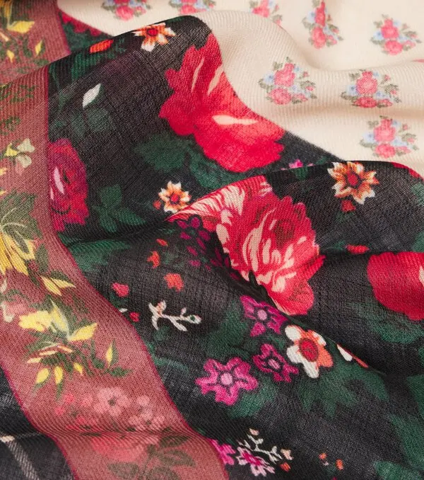 Chloé Folk Cashmere And Wool Scarf