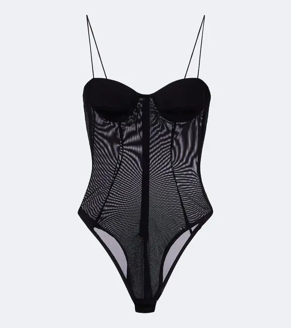 Alex Perry Sheer Bodysuit