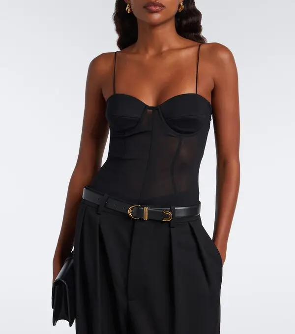 Alex Perry Sheer Bodysuit