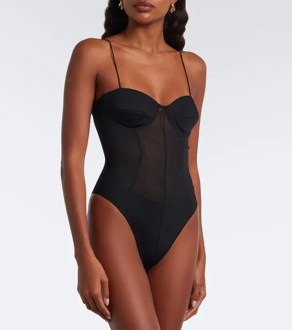 Alex Perry Sheer Bodysuit