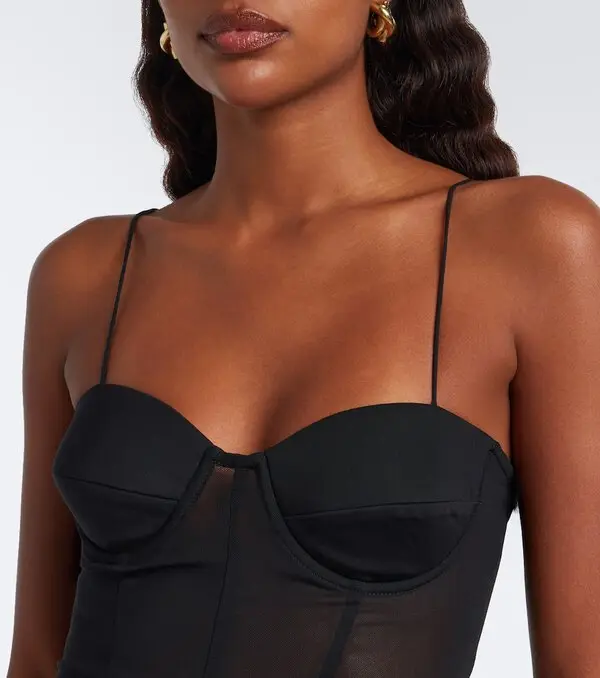 Alex Perry Sheer Bodysuit
