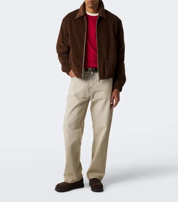 AMI Paris De Coeur Cotton Corduroy Blouson Jacket