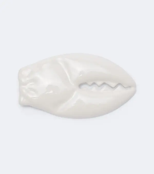 Loewe X Cosima Von Bonin Small Claw Brooch - White