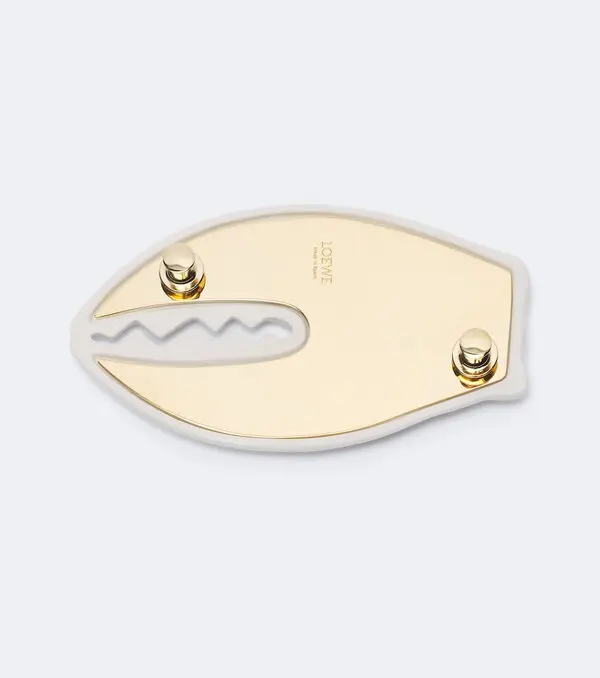 Loewe X Cosima Von Bonin Small Claw Brooch - White