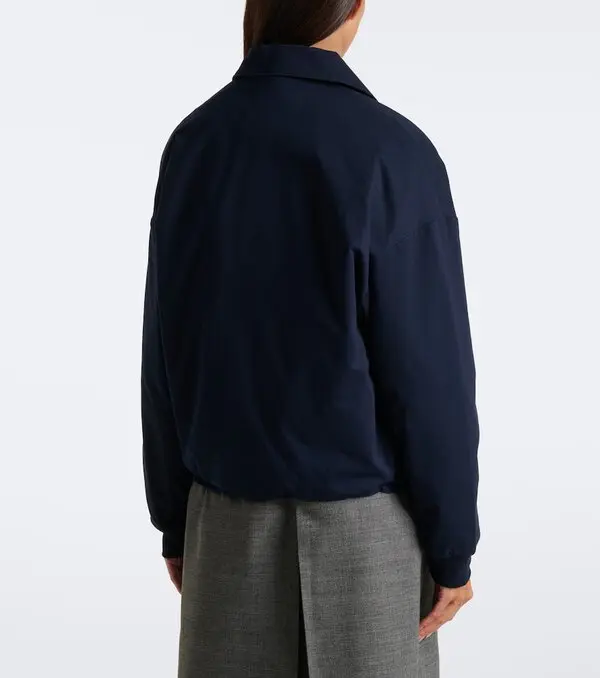 Prada Reversible Re-nylon And Jersey Blouson Jacket