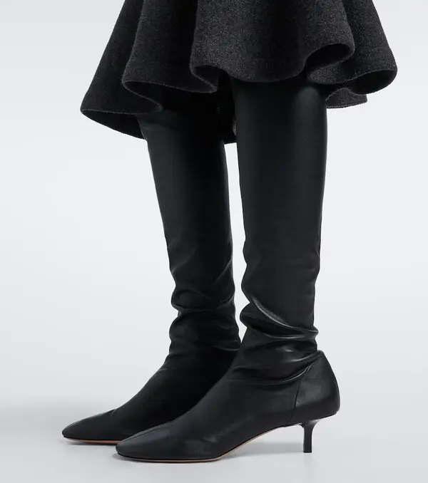 Jacquemus Collant Leather Knee-high Boots