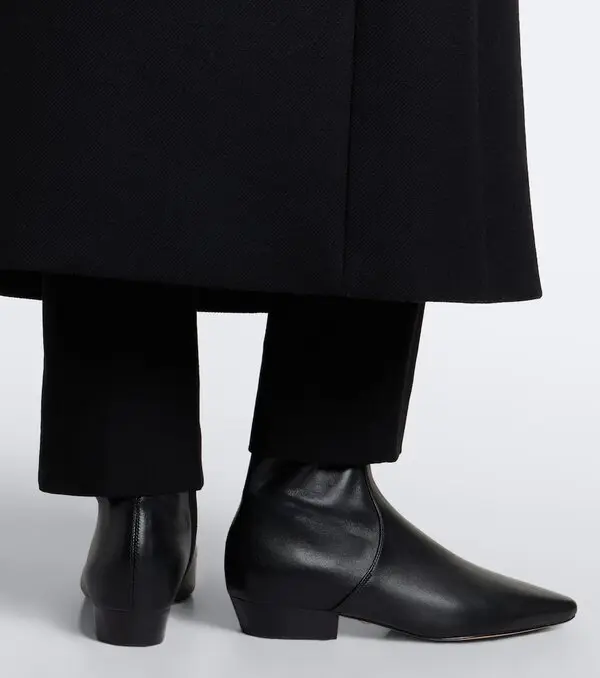 Veronica Beard Glinda Leather Ankle Noots