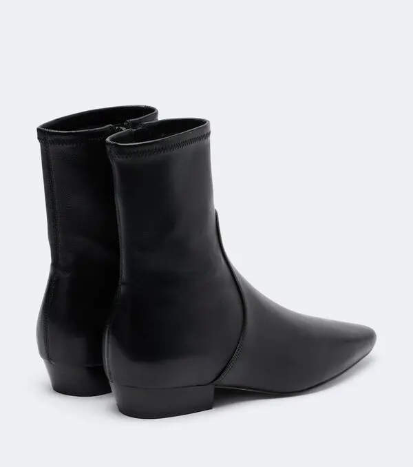Veronica Beard Glinda Leather Ankle Noots