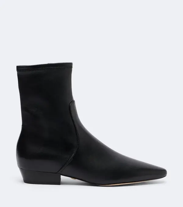 Veronica Beard Glinda Leather Ankle Noots