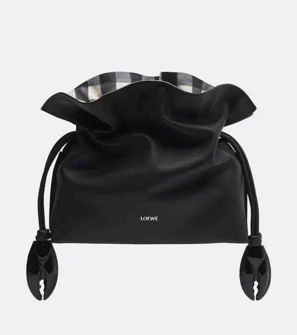 Loewe X Cosima Von Bonin Flamenco Medium Leather Clutch