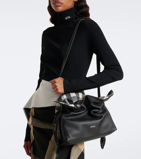 Loewe X Cosima Von Bonin Flamenco Medium Leather Clutch