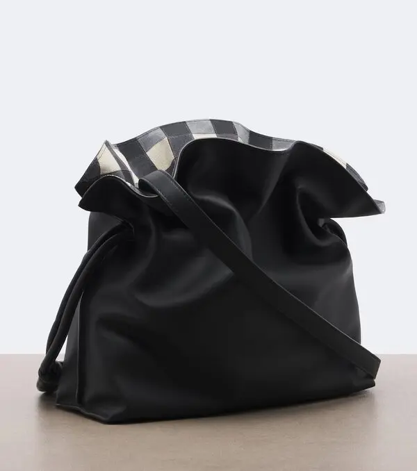 Loewe X Cosima Von Bonin Flamenco Medium Leather Clutch
