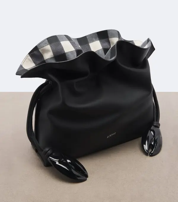 Loewe X Cosima Von Bonin Flamenco Medium Leather Clutch