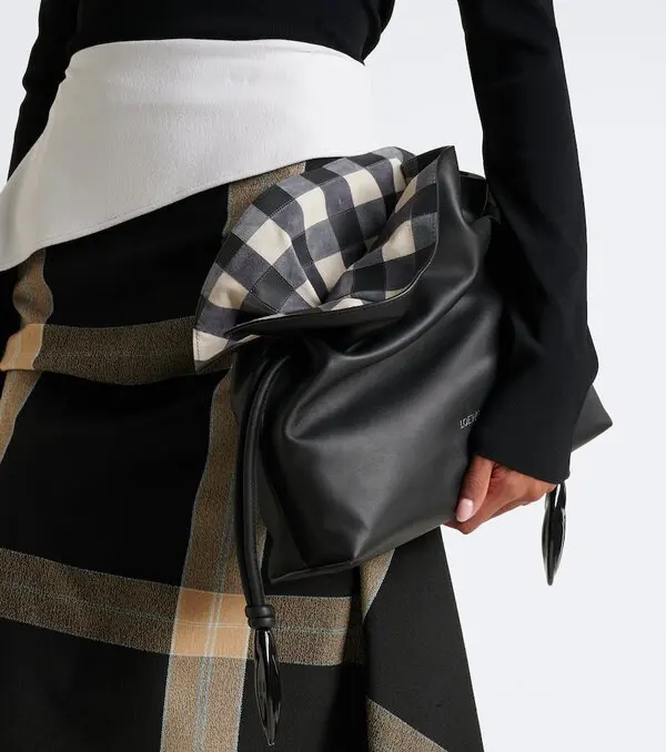 Loewe X Cosima Von Bonin Flamenco Medium Leather Clutch