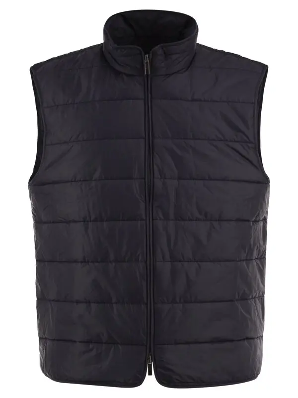 FAY Wool Cardigan With Removable Padded Gilet