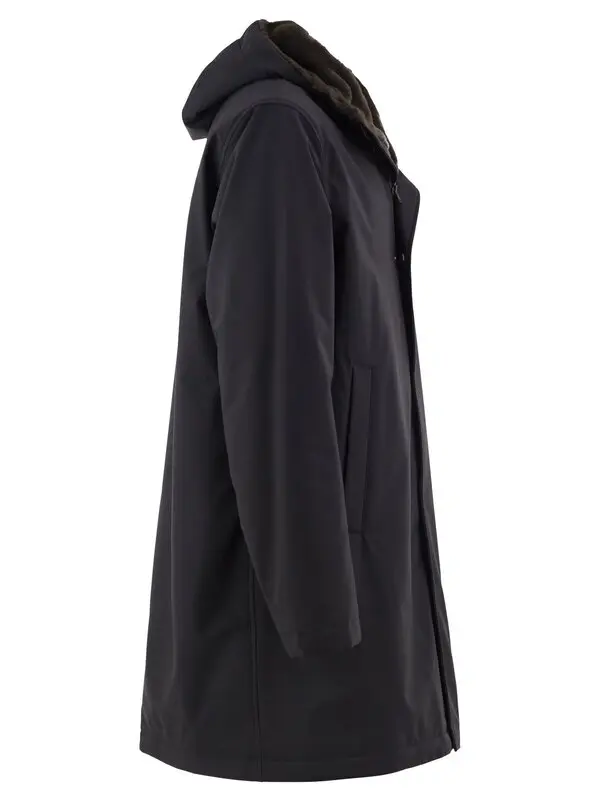 Herno Technical Hooded Coat