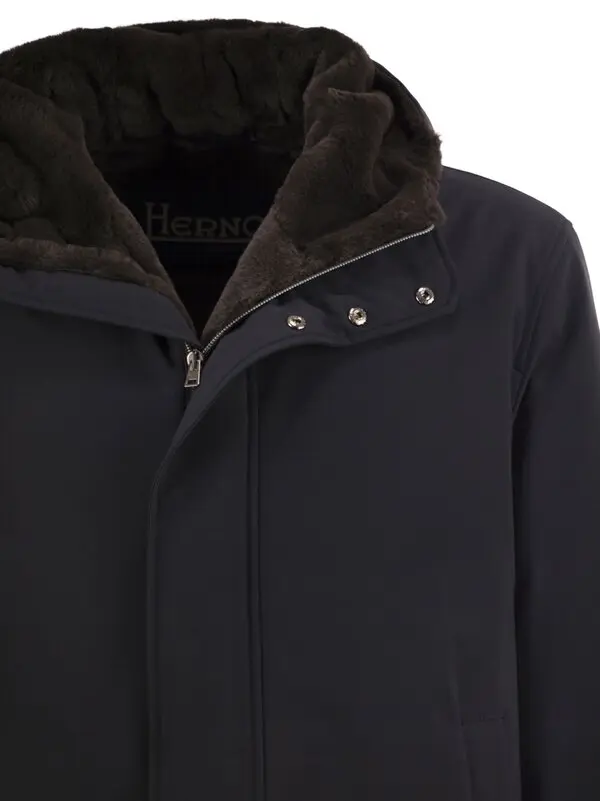 Herno Technical Hooded Coat