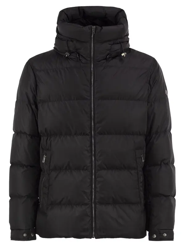 Herno Padded Down Jacket With High Collar And Integrated Hood