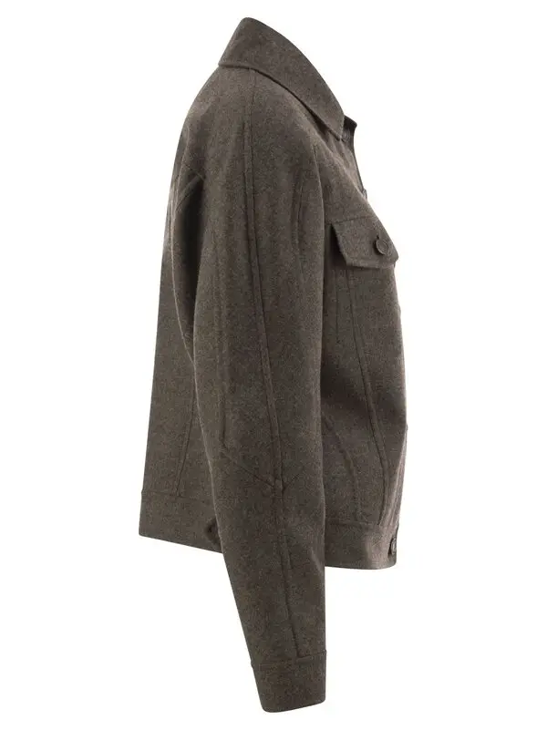 Max Mara Mxsrapace Pure Virgin Wool Jacket - Brown