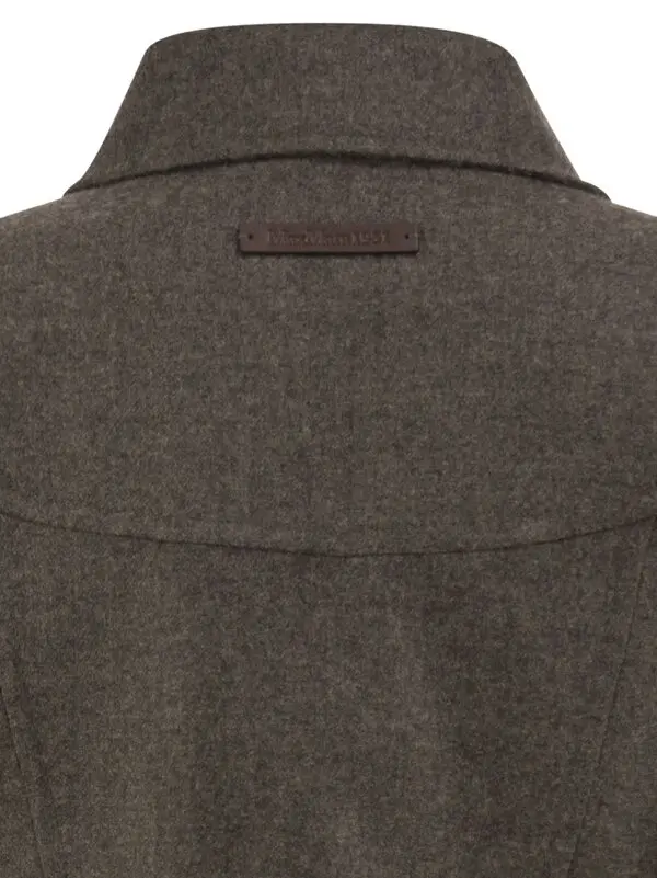 Max Mara Mxsrapace Pure Virgin Wool Jacket - Brown