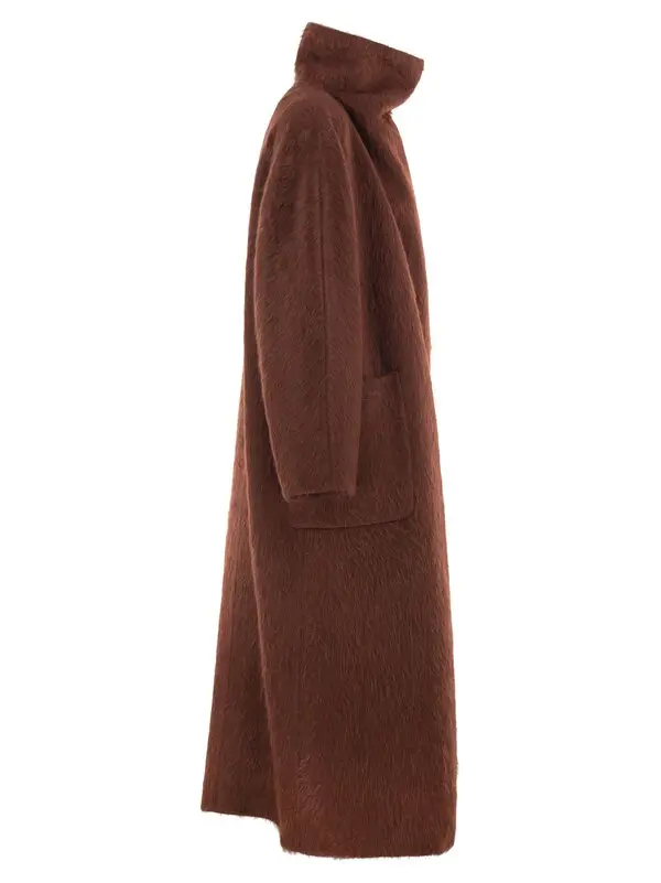 Max Mara Mxstempo Long Virgin Wool And Alpaca Coat
