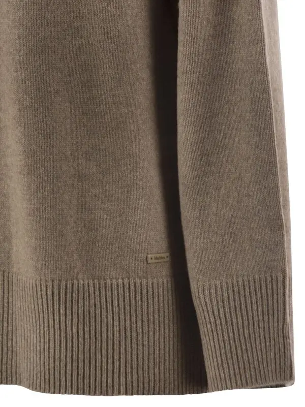 Max Mara Mxmefebo Pure Cashmere Hooded Jumper