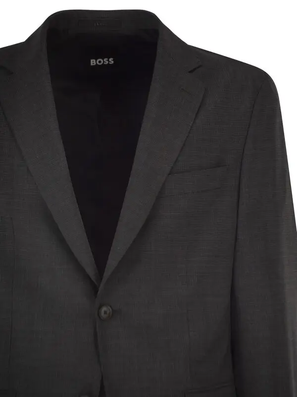 BOSS Stretch Virgin Wool Blend Suit - Multicolor