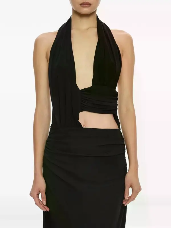 Christopher Esber Draped Cummerbund Maxi Dress