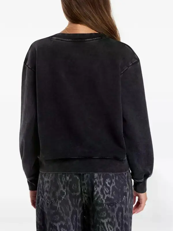 ALLSAINTS Chains Pippa Sequin-embellished Logo-print Sweater