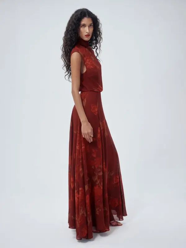 REFORMATION Katia Dress - Red
