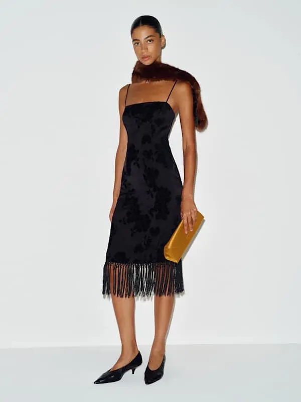REFORMATION Maribel Dress Burnout Velvet