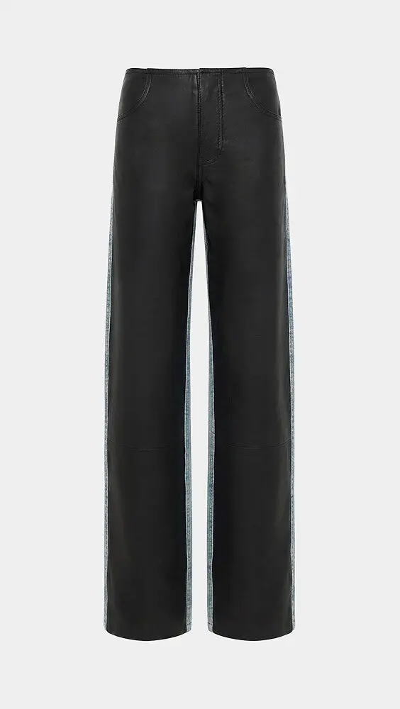 Christopher Esber Troy Deconstruct Leather Jeans