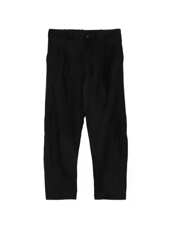 FORME D'EXPRESSION Pleated Tapered Trousers