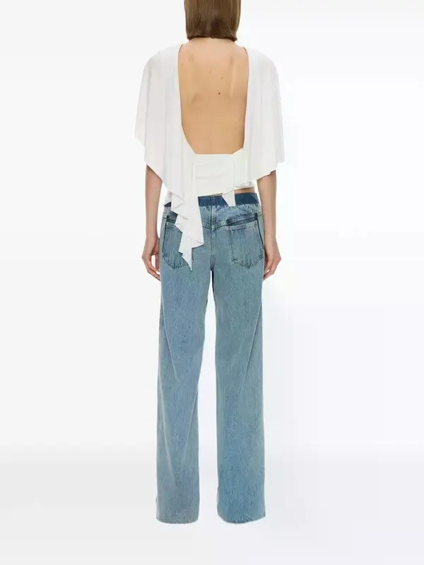 Christopher Esber Troy Deconstruct Leather Jeans