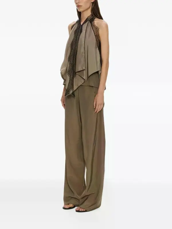 Christopher Esber Vera Bias Wide Leg Trousers