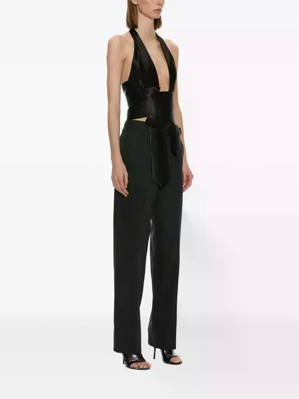 Christopher Esber Reyer Satin Tie Top