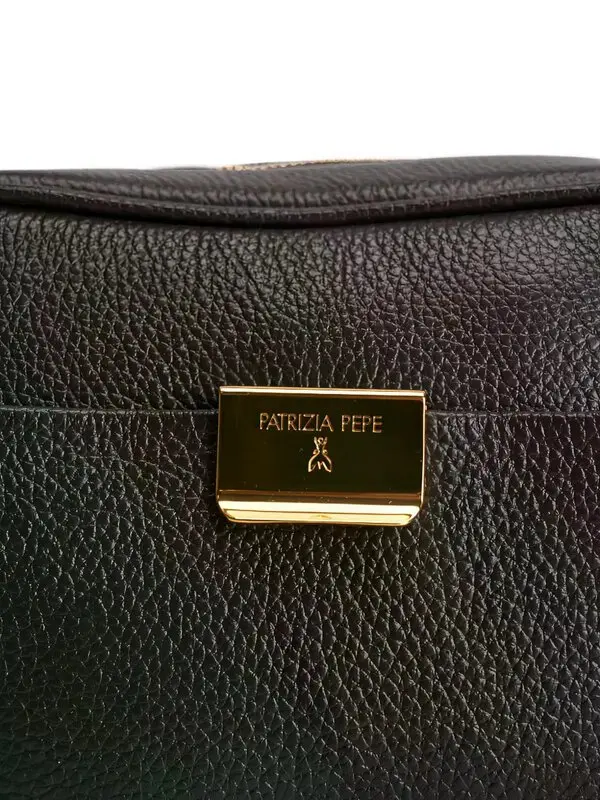 Patrizia Pepe All Day Logo-plaque Pebbled Mini Bag