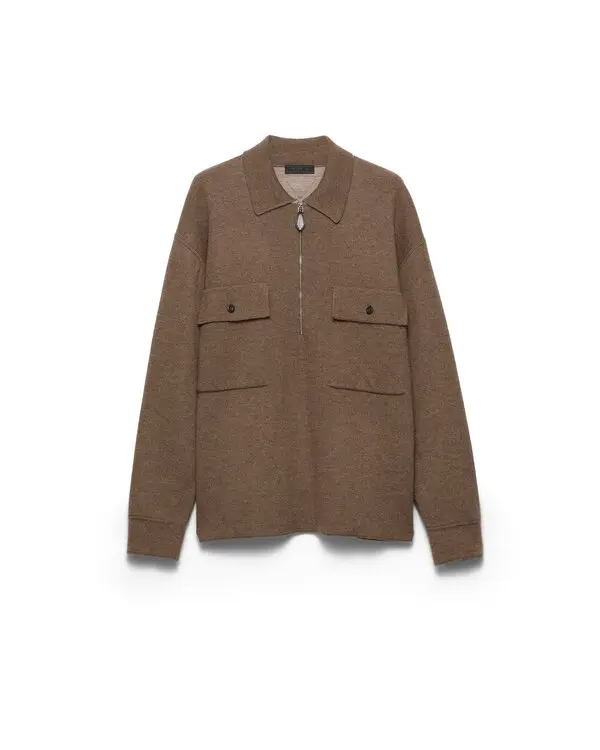 Prada Cashmere Polo Shirt