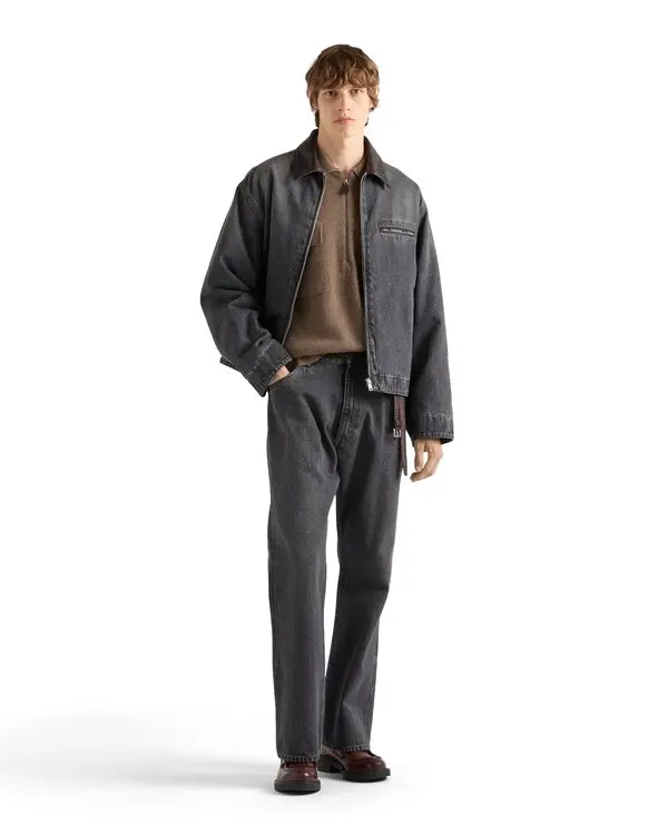Prada Cashmere Polo Shirt