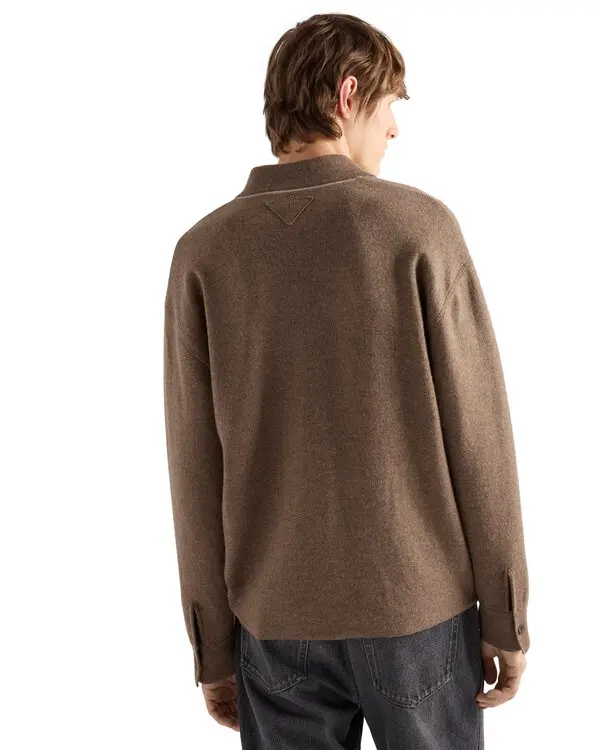 Prada Cashmere Polo Shirt