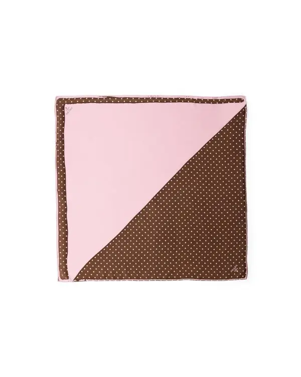 Prada Printed Twill Scarf 90 - Pink