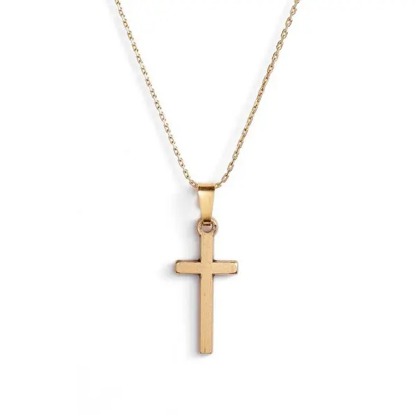 ALEX AND ANI Cross Pendant Necklace