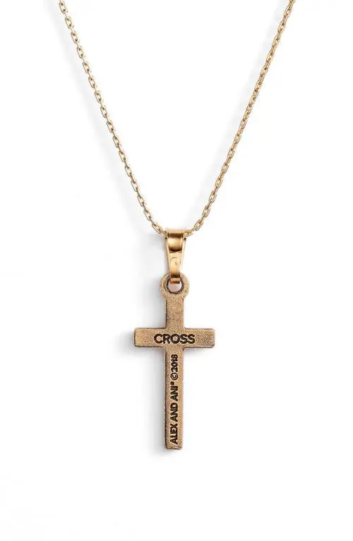 ALEX AND ANI Cross Pendant Necklace
