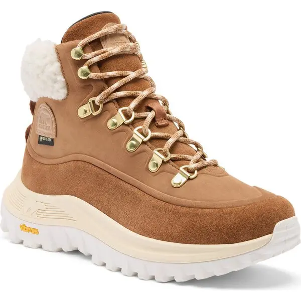 Sorel Callsign Conquest Gore-tex Waterproof Leather Boot - Velvet Tan/bleached Ceramic