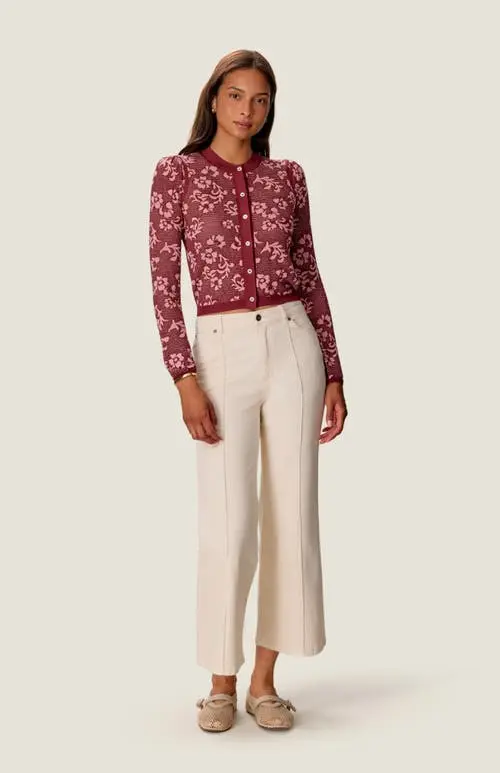Rebecca Taylor Bryn Jacquard Cardigan